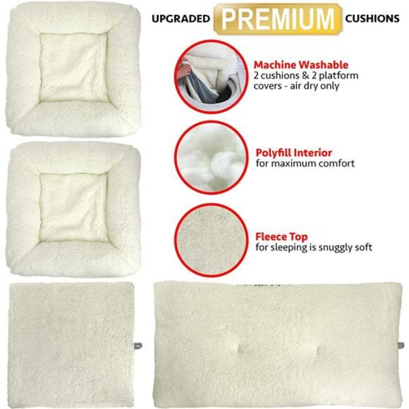 Cat | Kitty City Large Stackable Tan Cat Condo Cat Cube Cat House Pop ...